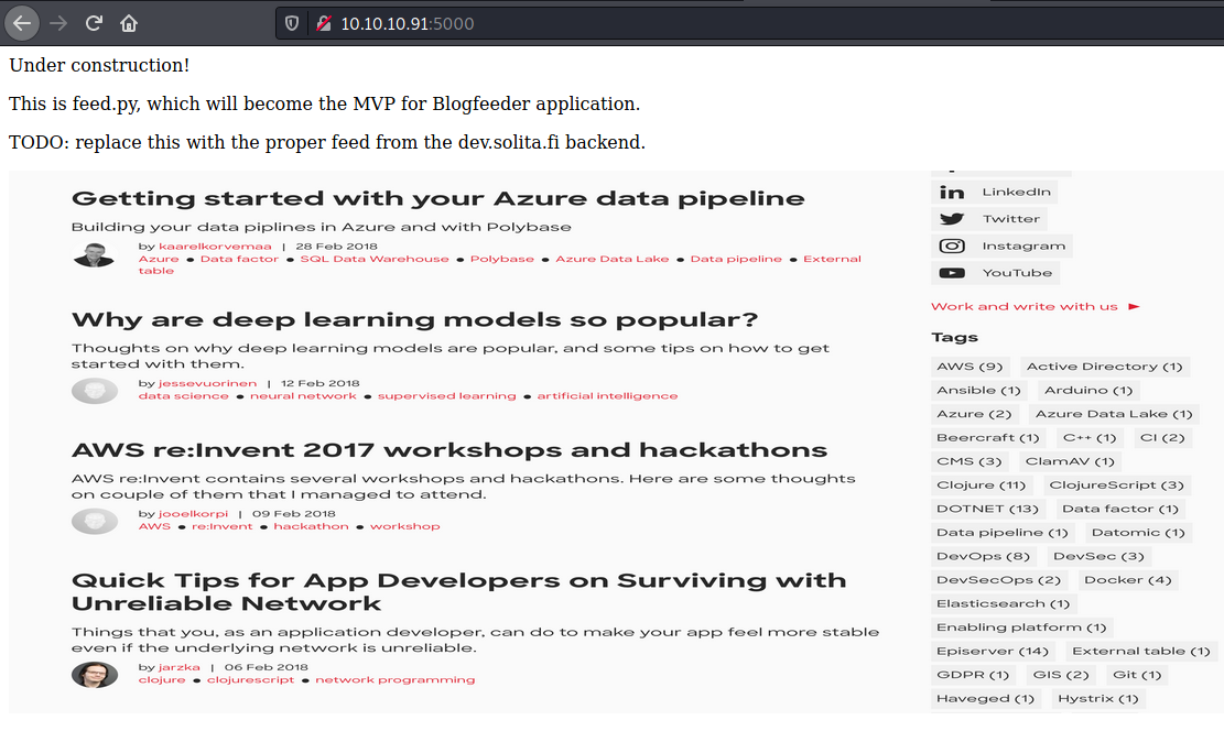 Hackthebox Devoops 0x4rt3mis